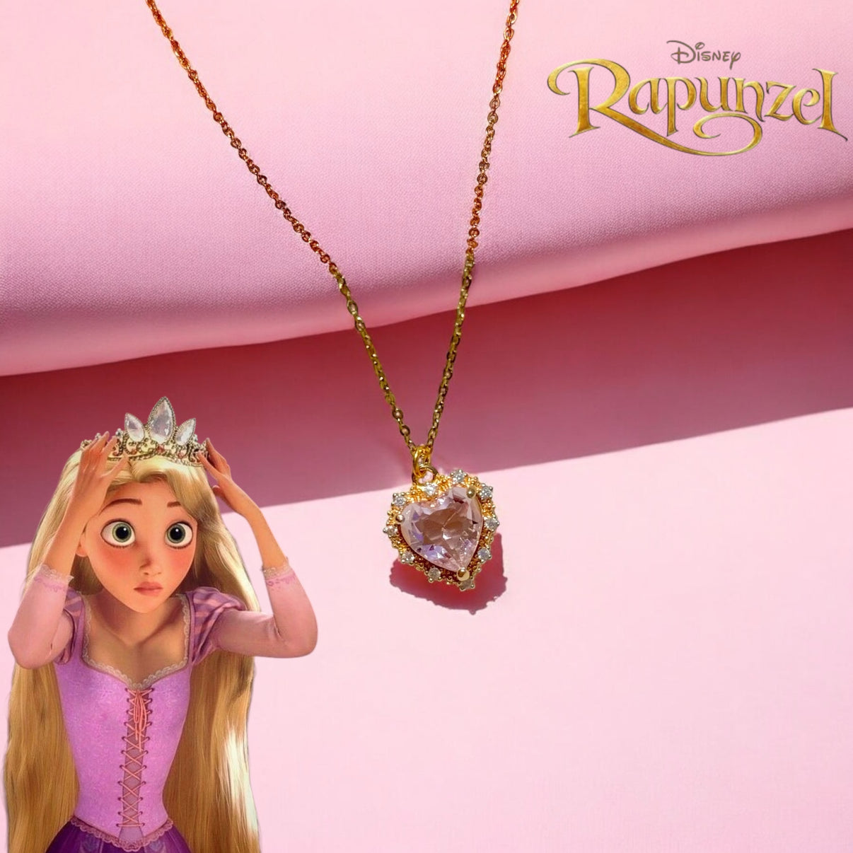 Collar Rapunzel Dream + caja de regalo – Sweet Pink