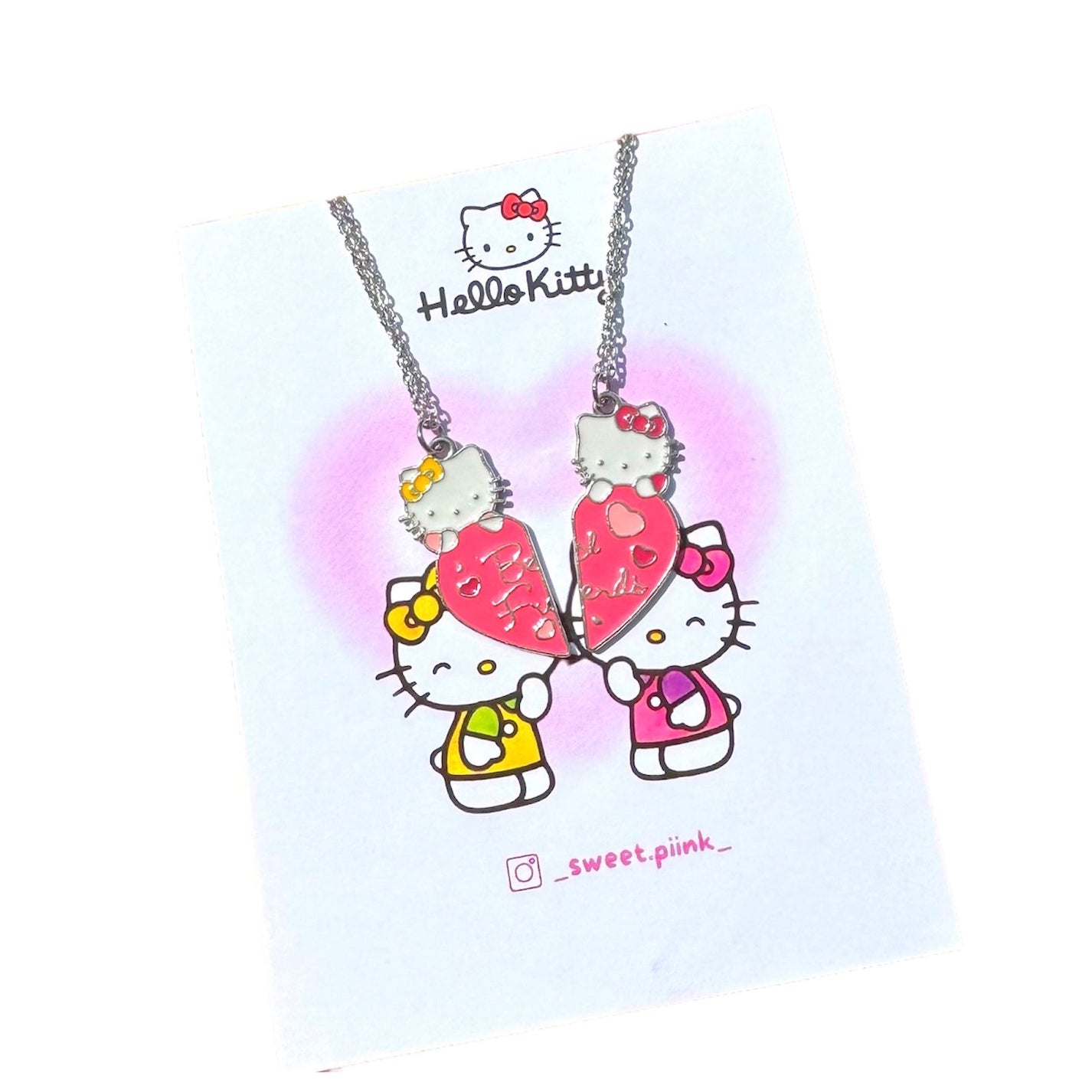 Set Collares Hello Kitty Bff – Sweet Pink