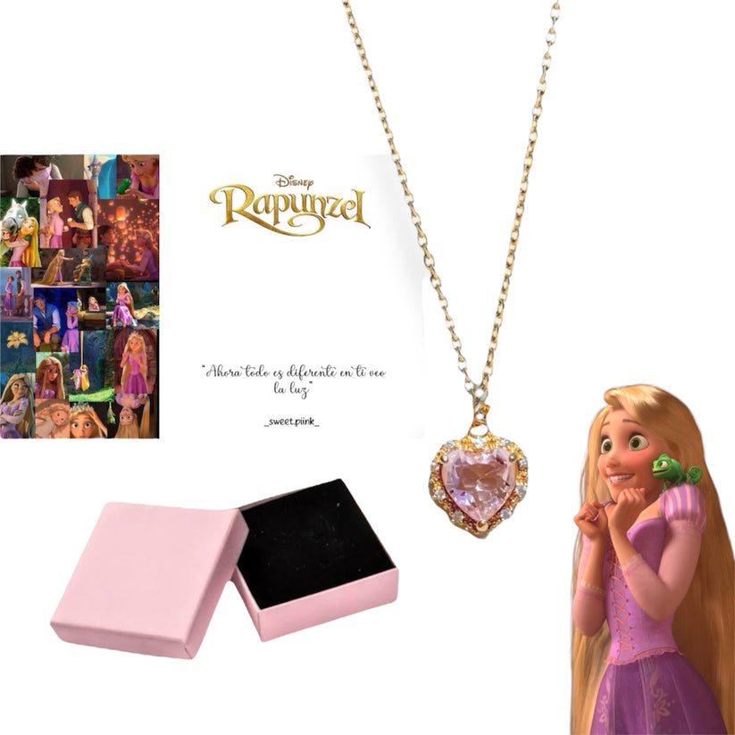 Collar Rapunzel Dream + caja de regalo – Sweet Pink
